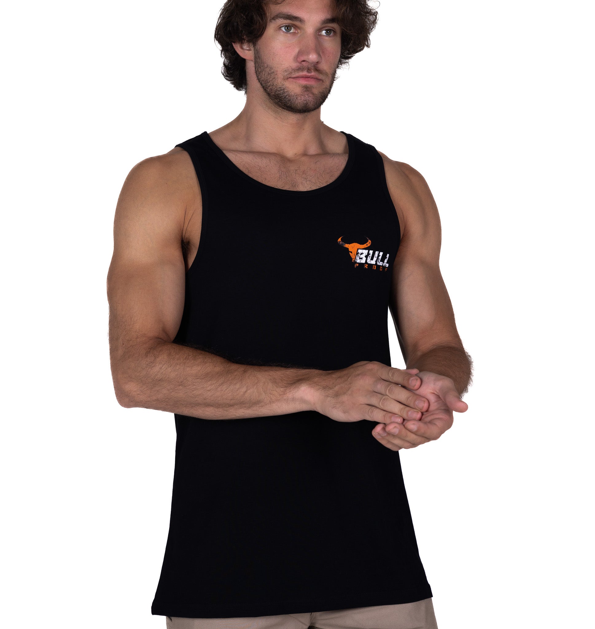 Standard Logo Singlet – Bull Proof Pty Ltd