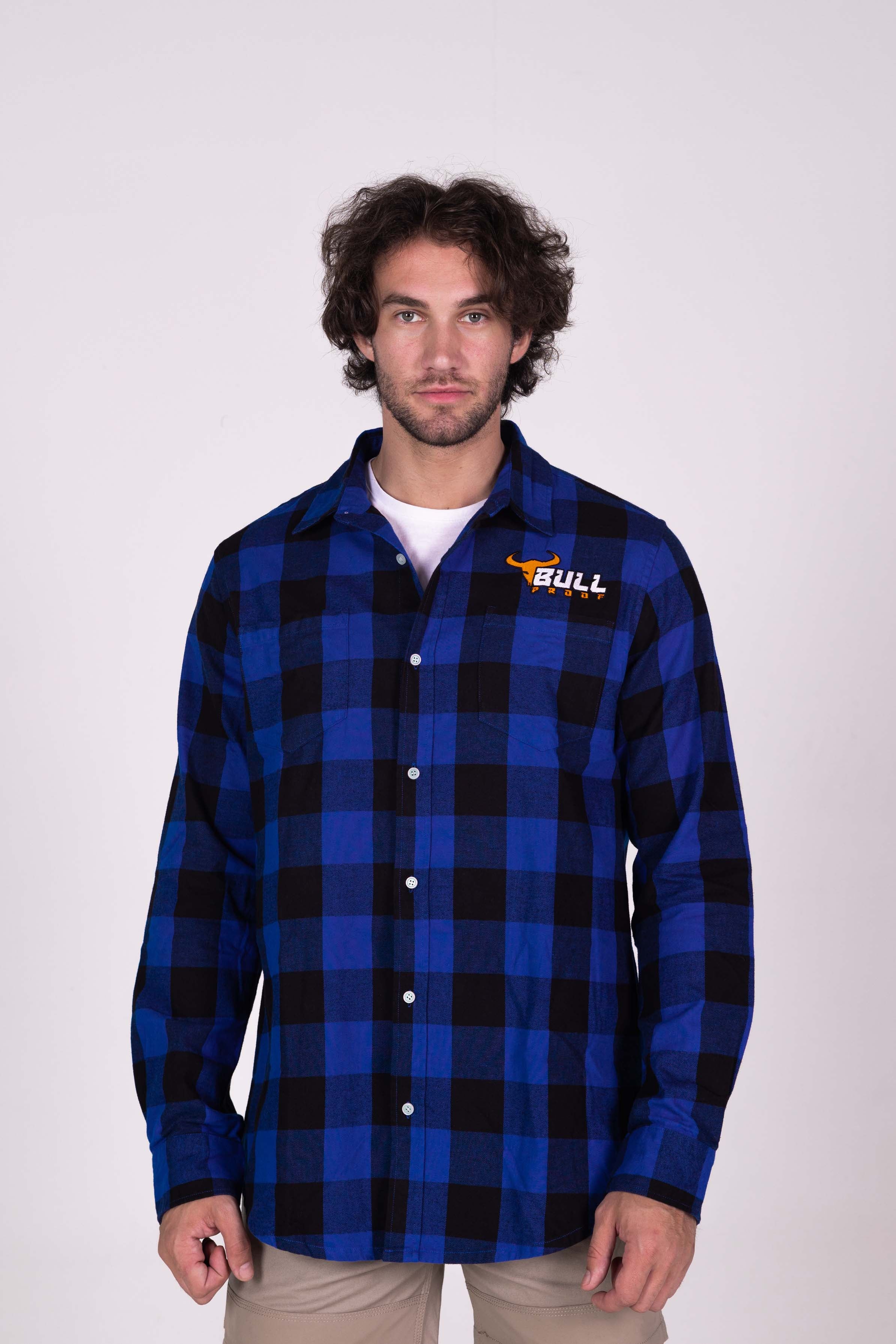 Blue Check Flannel – Bull Proof Pty Ltd